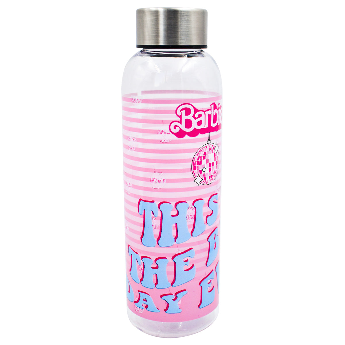 Botella de Acrílico Transparente con Tapa Rosca Fun kids Barbie La Pel ...