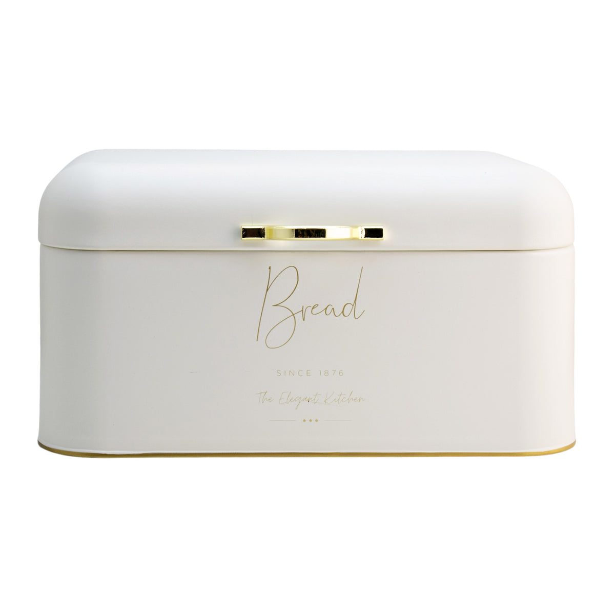 Panera Metálica Beige con Asa y Detalles Dorados – Ambient 21