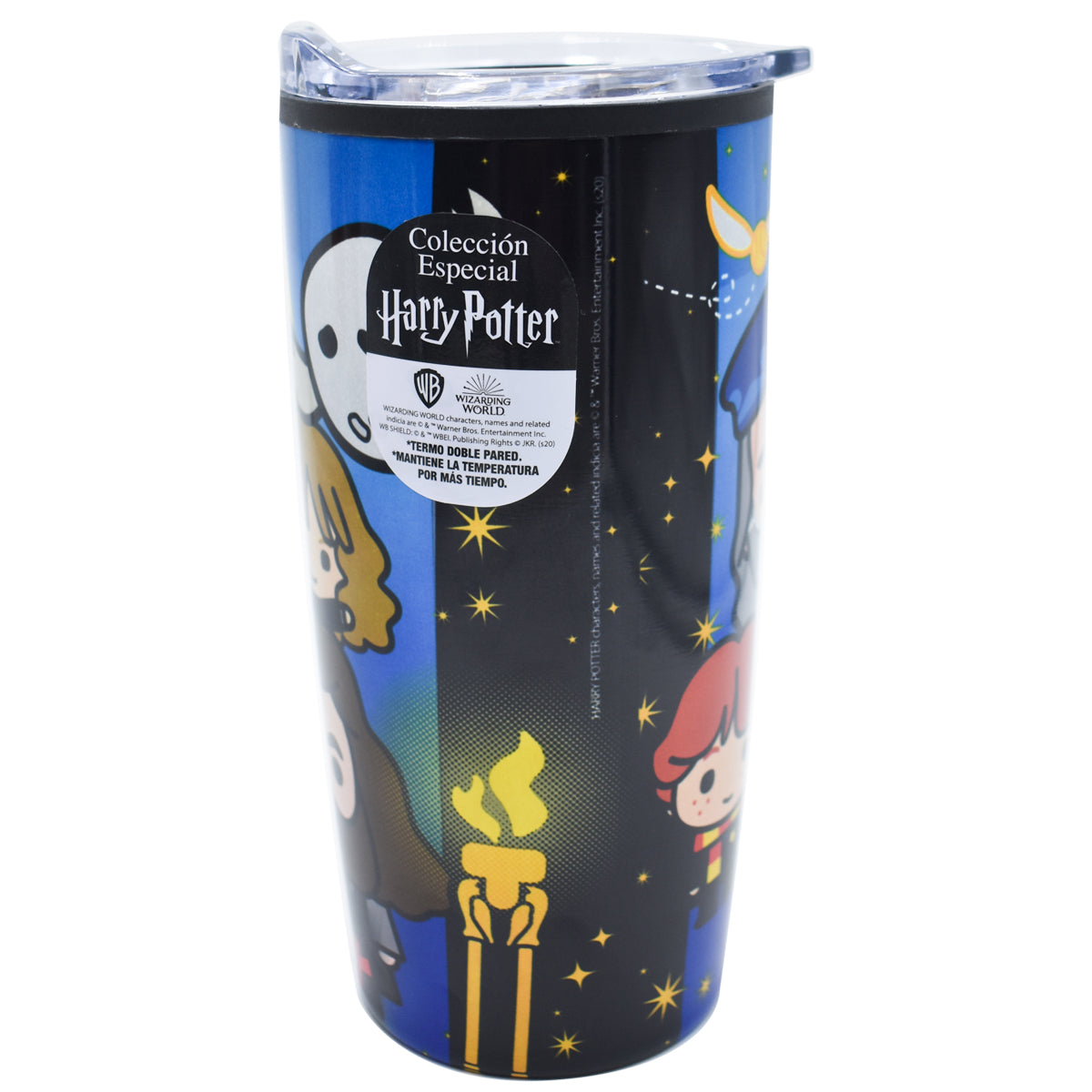 Termo Largo Doble Pared Tapa Transparente Fun Kids Warner Bros Harry P ...