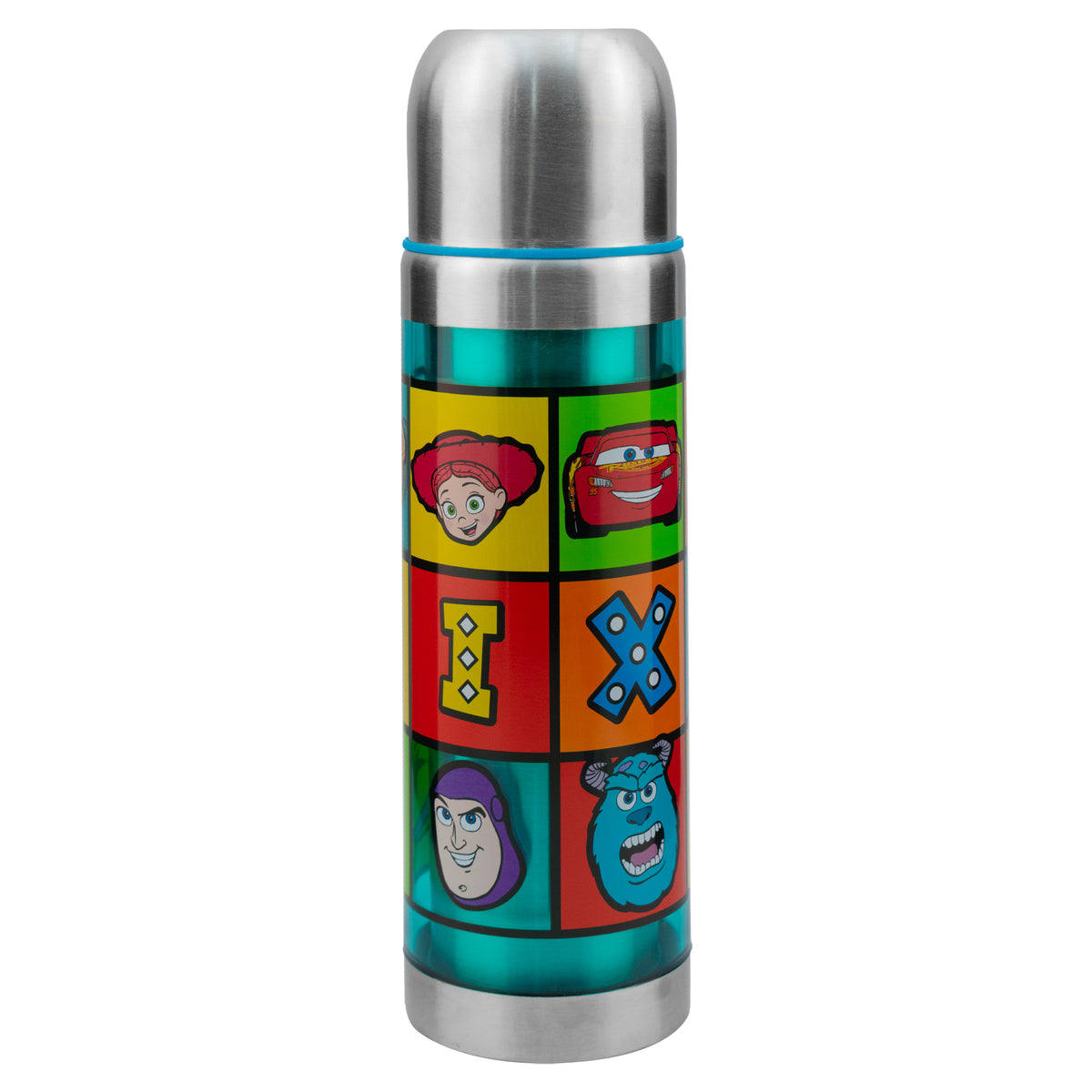 Termo de Acero Inoxidable Tipo Bala con Doble Pared Disney Pixar Perso ...