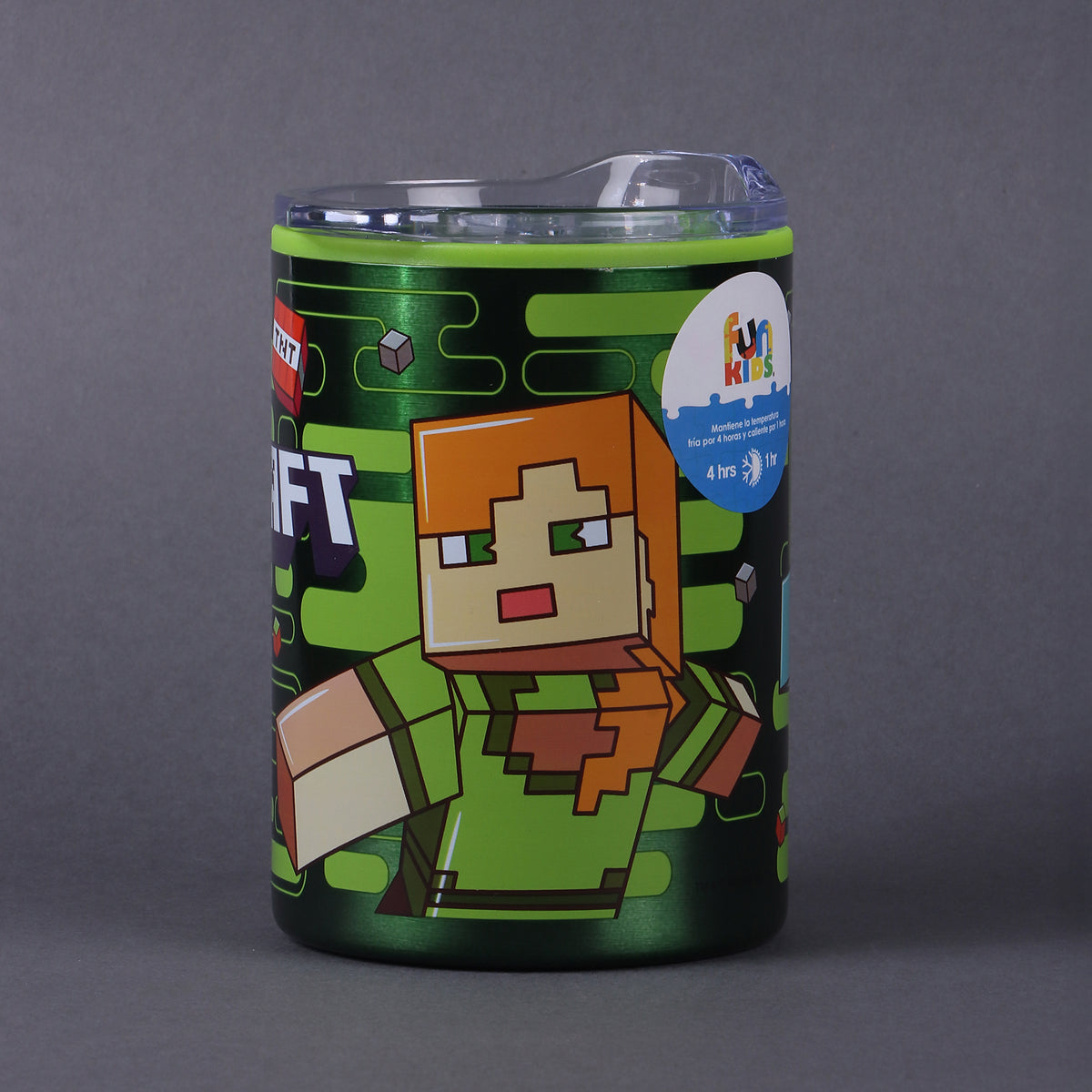 Termo de Acero Inoxidable Minecraft 350ml – Ambient 21