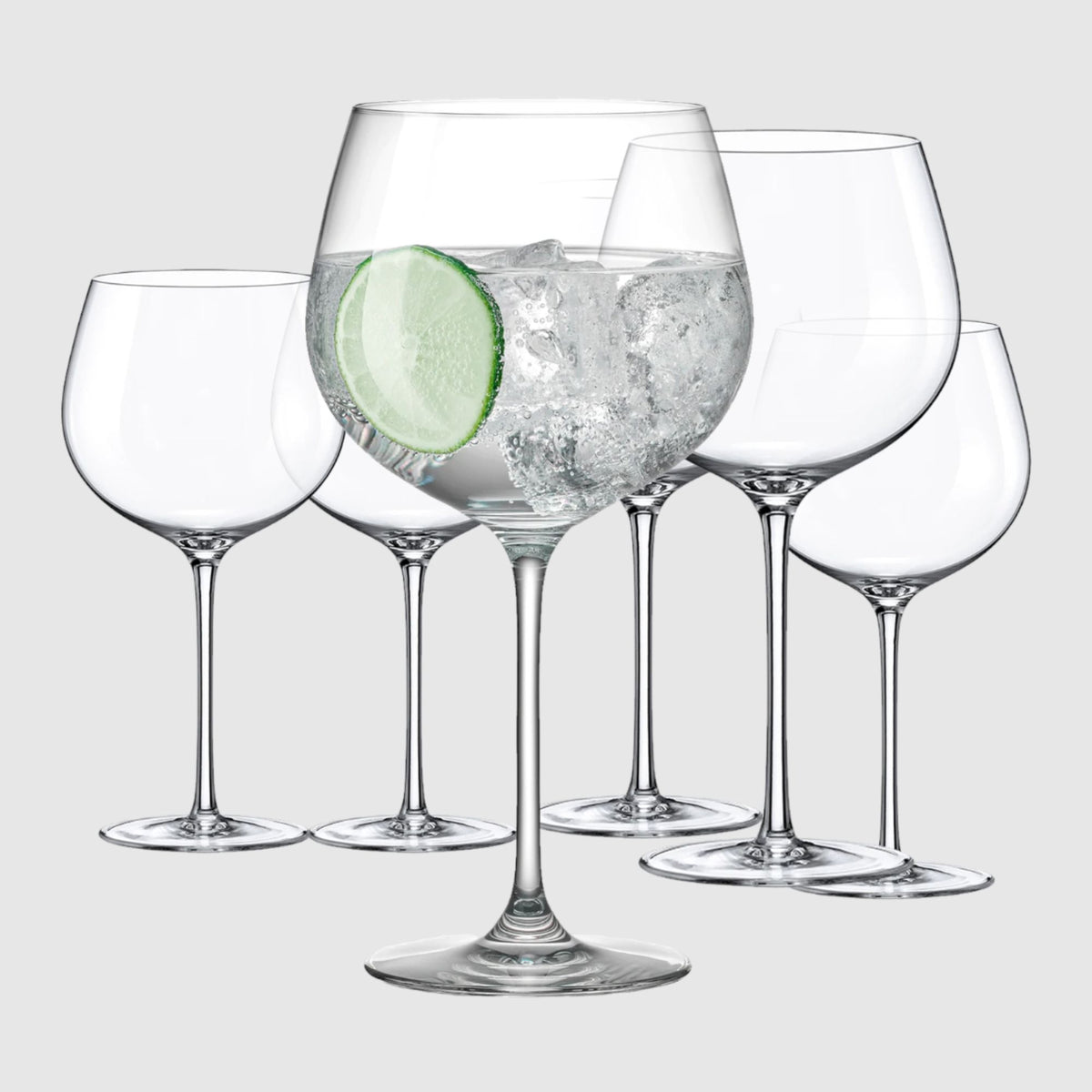 Set de 6 Copas de Cristal Tipo Globo Jumbo Rona Gin & Tonic 780ml ...