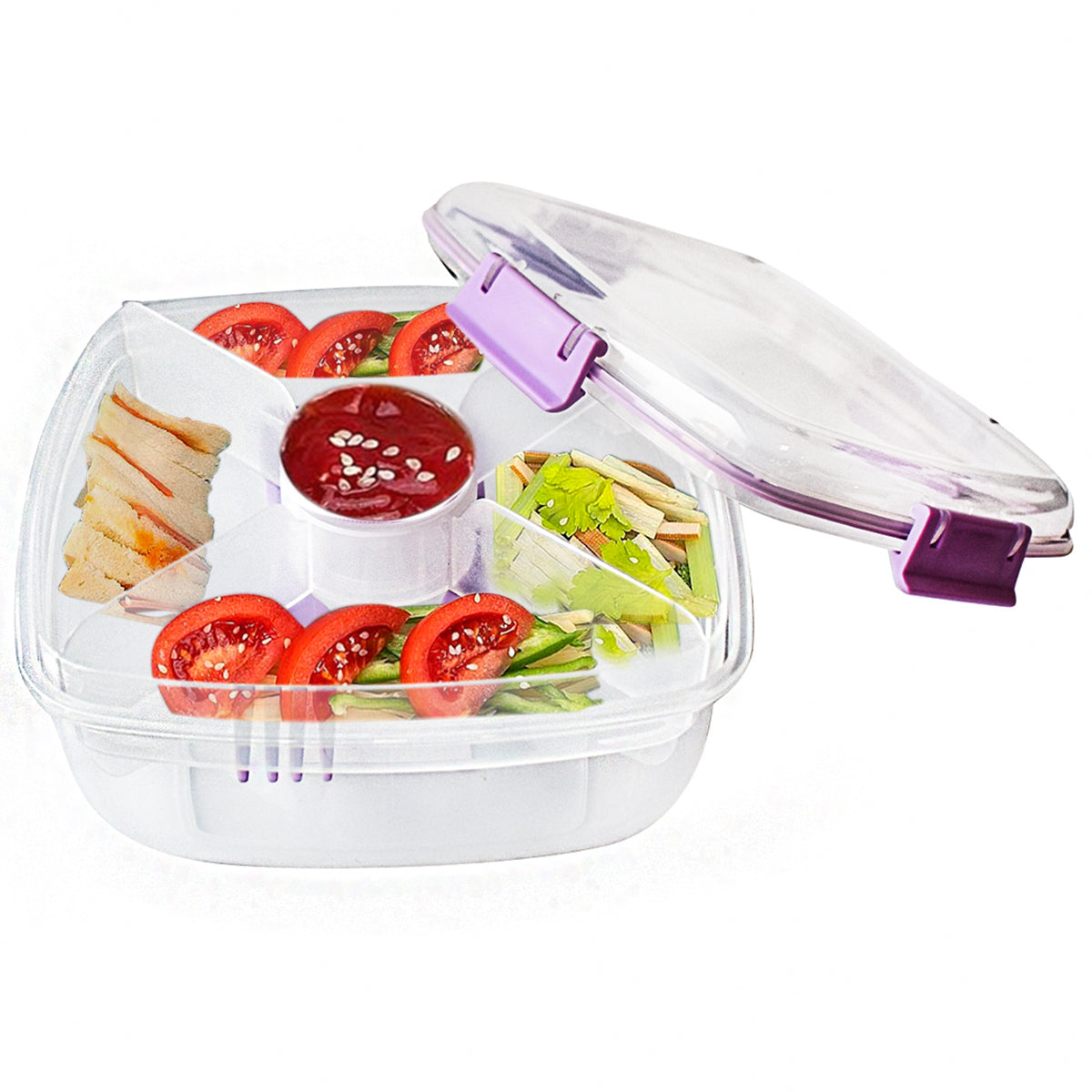 Topper De Plástico Para Lunch Box Cubiertos Portaviandas 6pz – Ambient 21