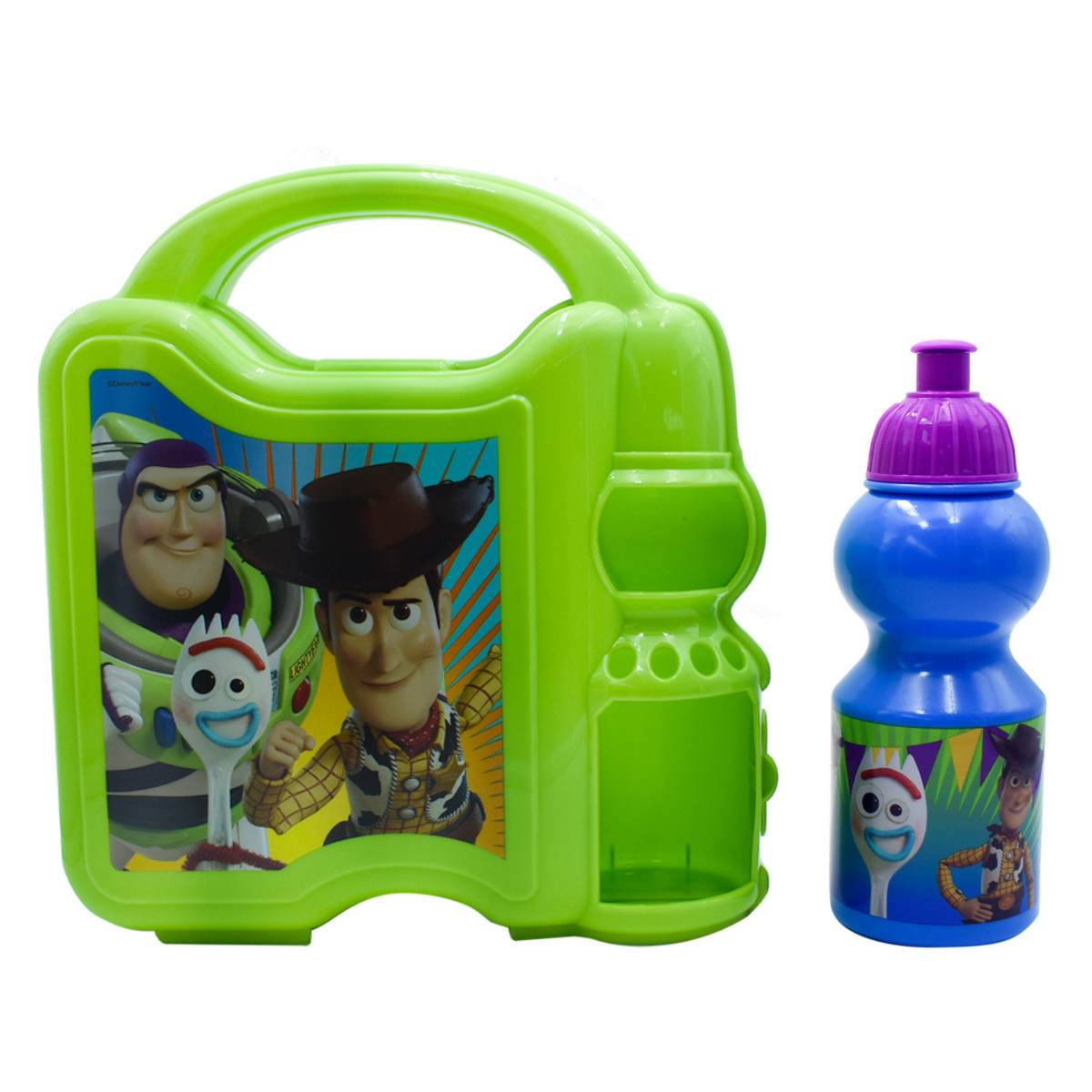 Lonchera Infantil de Plástico con Botella Fun Kids Disney Toy Story Lu ...